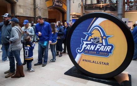Fans File Past Large Puck Nhl Editorial Stock Photo - Stock Image ...
