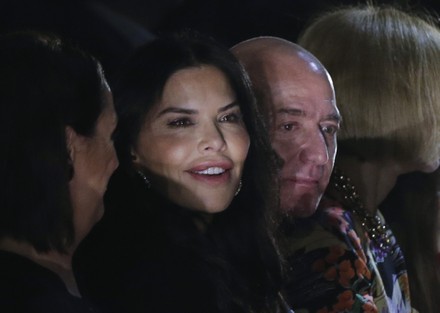 Jeff Bezos Lauren Sanchez Sit Front Editorial Stock Photo - Stock Image ...
