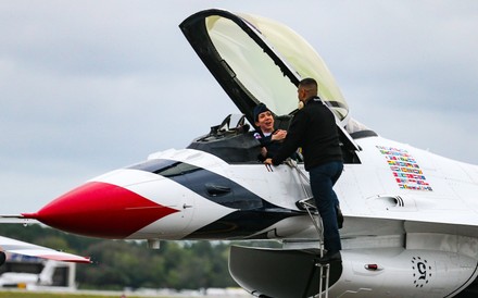 Us Air Force Thunderbirds Maj Michelle Editorial Stock Photo - Stock ...