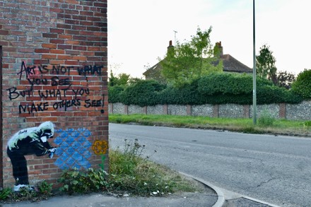 Reading Graffiti Artist Peachy Has Added Editorial Stock Photo - Stock ...