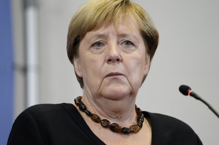 German Chancellor Dr Angela Merkel Portrait Editorial Stock Photo ...