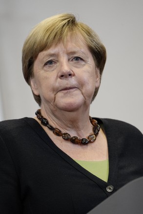 German Chancellor Dr Angela Merkel Portrait Editorial Stock Photo ...