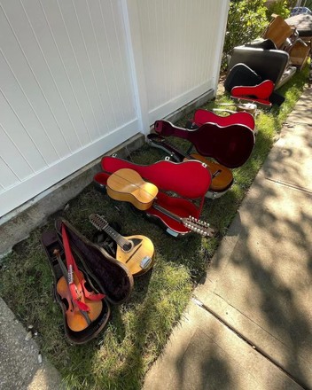 Musical Instruments Damaged Flooding Placed Dr Editorial Stock Photo ...