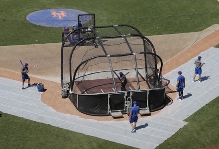 New York Mets Players Take Batting Editorial Stock Photo - Stock Image ...