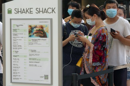 Chinese Visit Newly Opened Shack Shack Editorial Stock Photo - Stock ...
