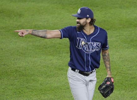 Tampa Bay Rays Closer Chaz Roe Editorial Stock Photo - Stock Image ...