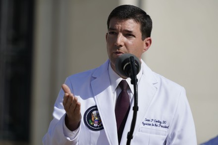 Cdr Sean Conley Md Addresses Media Editorial Stock Photo - Stock Image ...