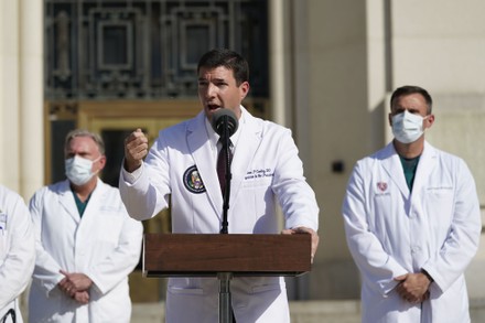 Cdr Sean Conley Md Addresses Media Editorial Stock Photo - Stock Image ...