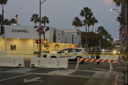Rodeo Drive Seen Closed Pedestrians Vehicles Editorial Stock Photo ...
