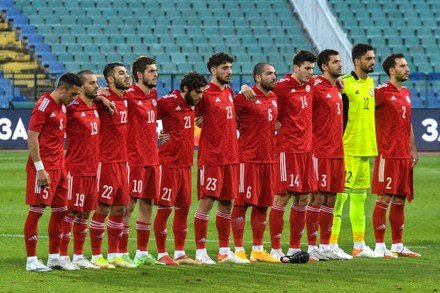 Georgia Football Team Prior International Friendly Editorial Stock ...