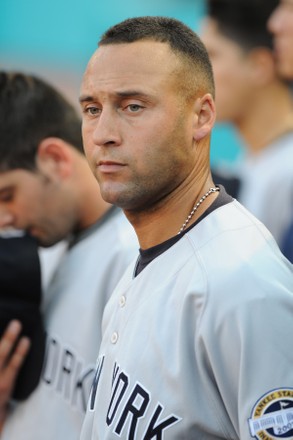 Ny Yankees Ss Derek Jeter Editorial Stock Photo - Stock Image ...