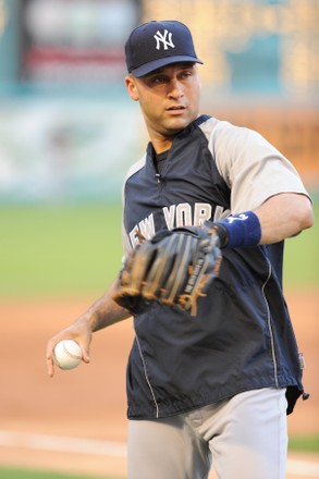 Ny Yankees Ss Derek Jeter Editorial Stock Photo - Stock Image ...