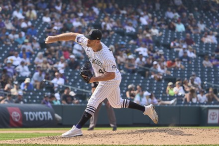 Colorado Pitcher Tyler Kinley 40 Throws Editorial Stock Photo - Stock ...
