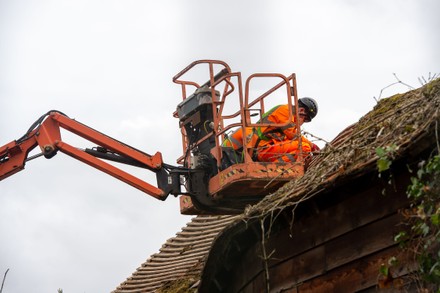 Hs2 Have Started Demolition Work On Editorial Stock Photo - Stock Image ...
