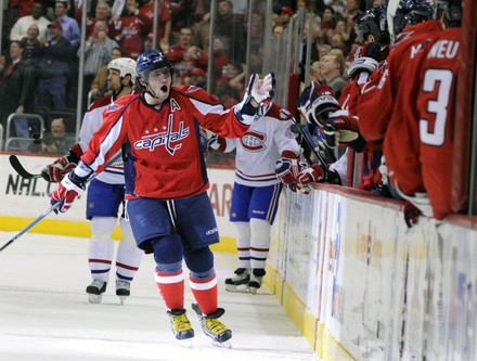 Washington Capitals Sergei Fedorov Fights Puck Editorial Stock Photo ...