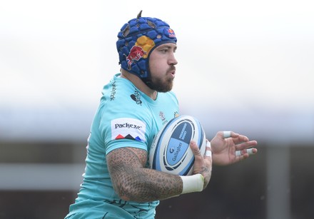 Jack Innard Exeter Chiefs Celebrates Scoring Editorial Stock Photo ...