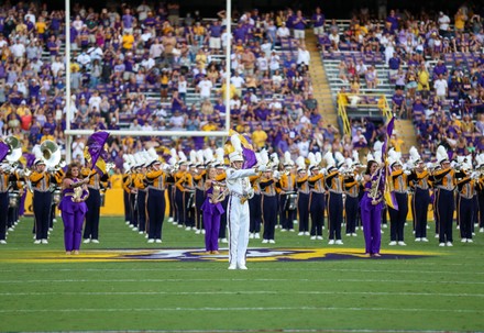 Lsu Marching Band Takes Field Pregame Editorial Stock Photo - Stock ...