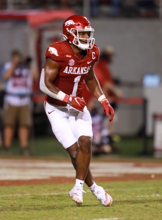 Razorback Linebacker Bumper Pool 10 Glares Editorial Stock Photo ...