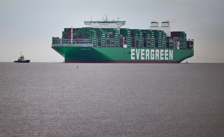 Ever Ace ship arrives at Felixstowe, Felixstowe, Suffolk, UK - 12 Sep ...