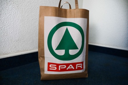 Spar Paper Shopping Bag Seen Graz Editorial Stock Photo - Stock Image ...