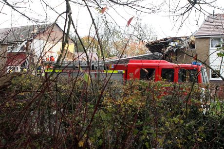 Gas Explosion On Merlin Road Scene Editorial Stock Photo - Stock Image ...