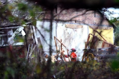 Gas Explosion On Merlin Road Scene Editorial Stock Photo - Stock Image ...