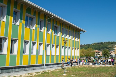 Students Back School Rieti Italy On Editorial Stock Photo - Stock Image ...