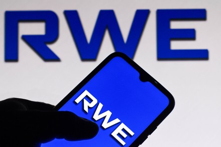 This Photo Illustration Rwe Ag Logo Editorial Stock Photo - Stock Image ...