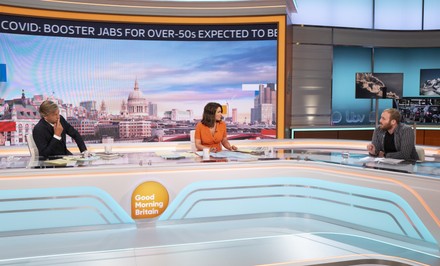 'Good Morning Britain' TV show, London, UK - 14 Sep 2021 Stock Pictures ...