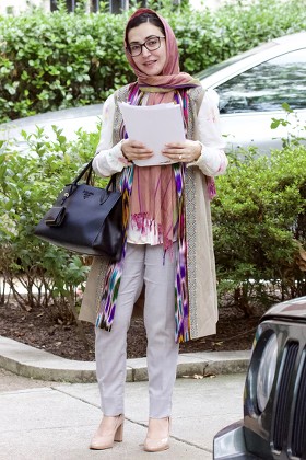 exclusive - adela raz seen washington dc stock fotografie (exkluzivní ...