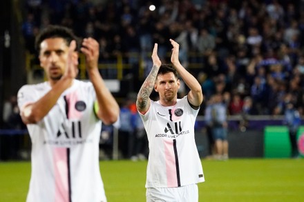 Rl Lionel Messi Psg Marquinhos Psg Editorial Stock Photo - Stock Image ...