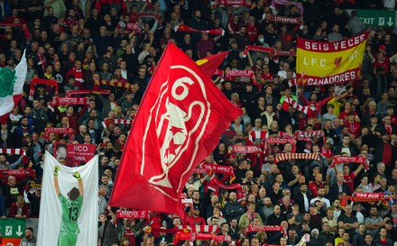 Liverpool Fans Sing Youll Never Walk Editorial Stock Photo - Stock ...