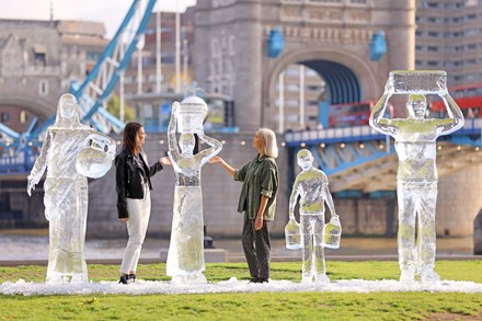 Today Wateraid Unveiled Four Striking Ice Editorial Stock Photo - Stock ...