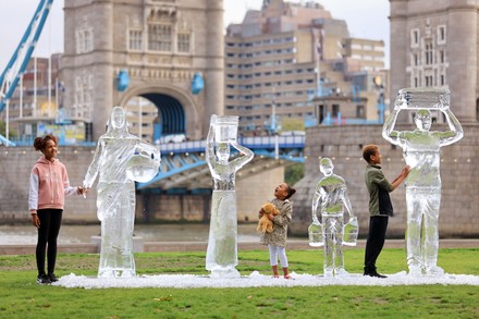 Today Wateraid Unveiled Four Striking Ice Editorial Stock Photo - Stock ...