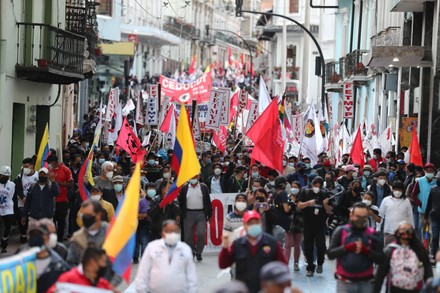 Demonstrations in Ecuador against President Lasso's reform proposals ...