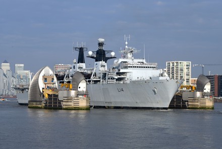 Hms Albion Underway This Morning Pictured Editorial Stock Photo - Stock ...