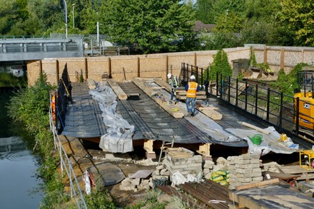 Restoration Works Continue On Historic Rewley Editorial Stock Photo ...