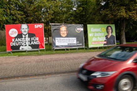 Large Election Placards Three Leading Candidates Editorial Stock Photo ...