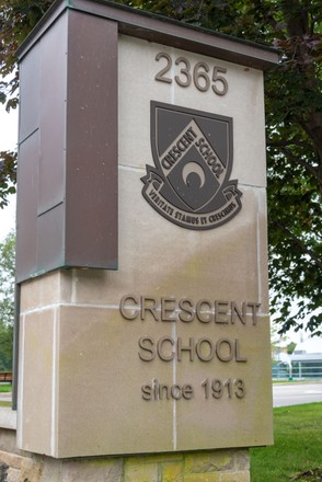 Entrance Sign Crescent School Bayview Avenue Editorial Stock Photo ...