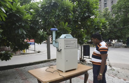 Kaushambi Pollution Department Installed Pollution Checking Editorial ...