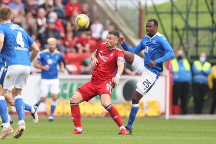 Aberdeens Christian Ramirez 9 St Johnstone Editorial Stock Photo ...