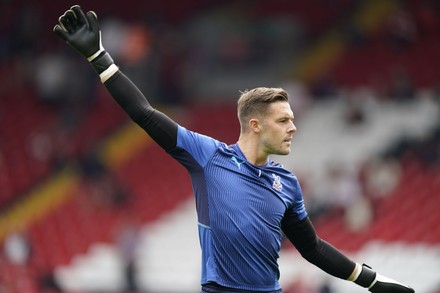 Goalkeeper Vicente Guaita Crystal Palace Warms Editorial Stock Photo ...