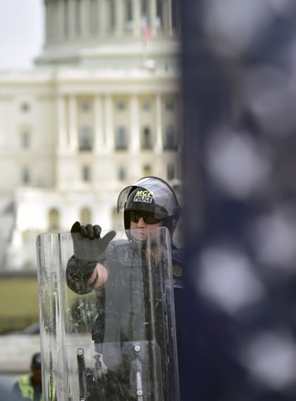 Riot Gear Clad Police Officer Guards Editorial Stock Photo - Stock ...