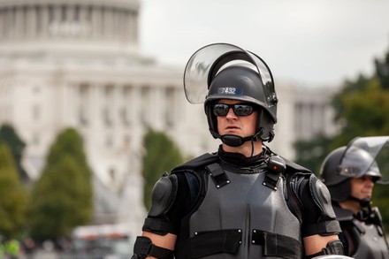 Capitol Police Officer Riot Gear One Editorial Stock Photo - Stock ...