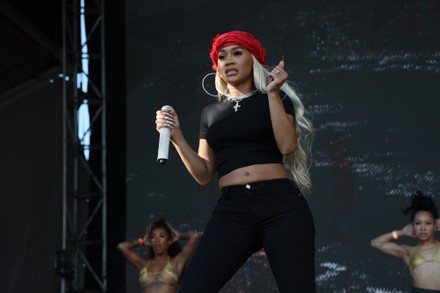 Hiphop Artist Saweetie Performs On Stage Editorial Stock Photo - Stock ...