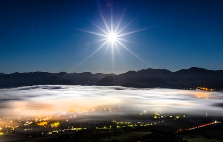 Cumbria Weather, Keswick, Cumbria, UK - 20 Sep 2021 Stock Pictures ...