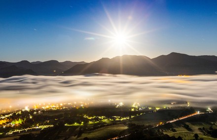 Cumbria Weather, Keswick, Cumbria, UK - 20 Sep 2021 Stock Pictures ...