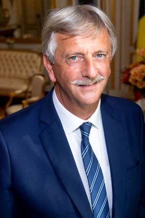 Pascal Lizin Poses Photographer During Press Editorial Stock Photo ...