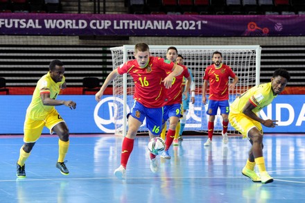 Spain vs Angola, FIFA Futsal World Cup 2021 Group E, Futsal, Klaipeda ...