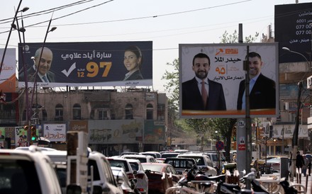 Election Campaign Posters Iraqi Candidates Seen Editorial Stock Photo ...